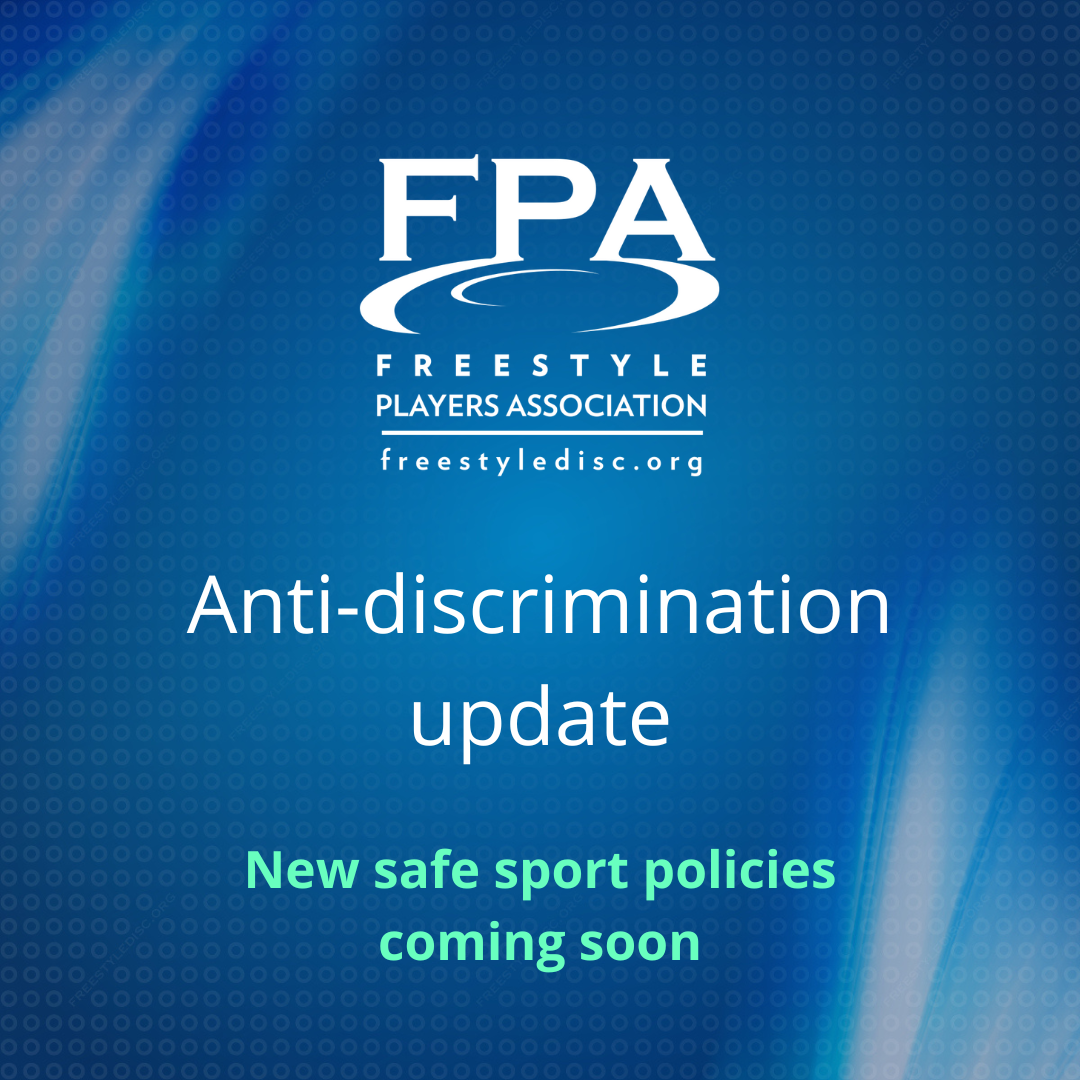 Anti-discrimination update - Freestyle Players Association